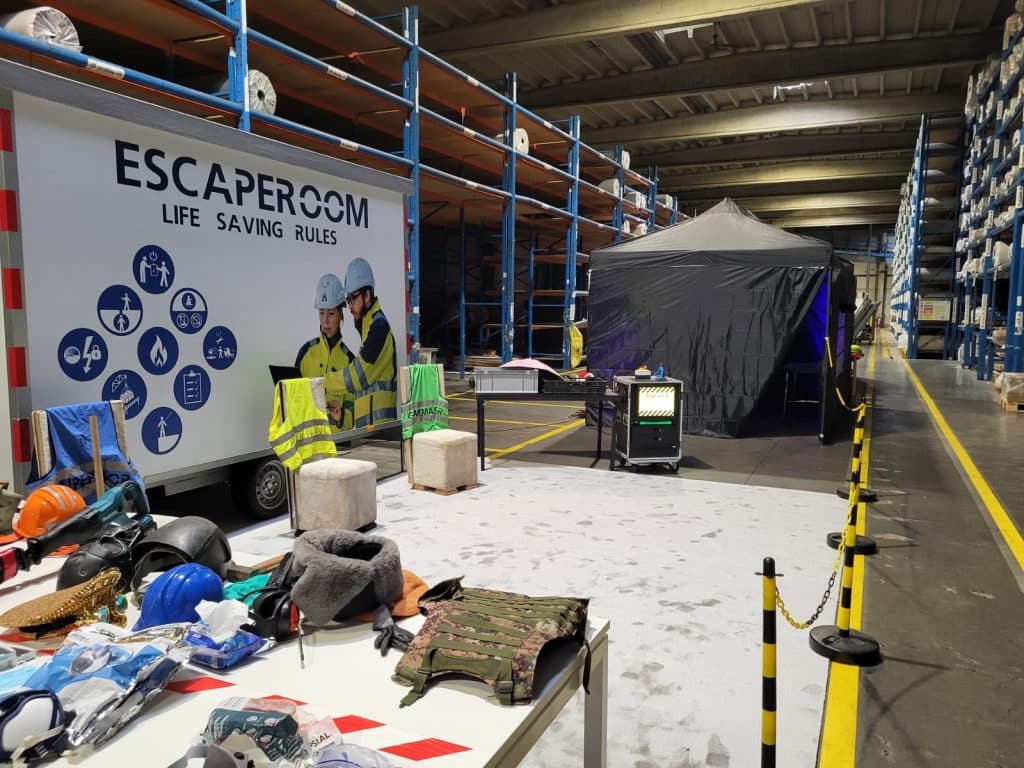 Safety Pop-up - Escape Room Mobiel